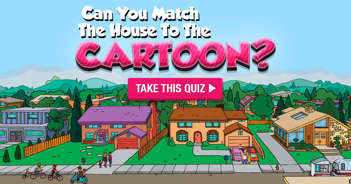 Can You Match The House to The Cartoon? Quiz