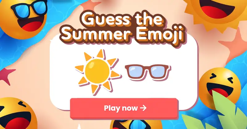 Guess the Summer Emoji - 20 Summer-Themed Emojis Quiz