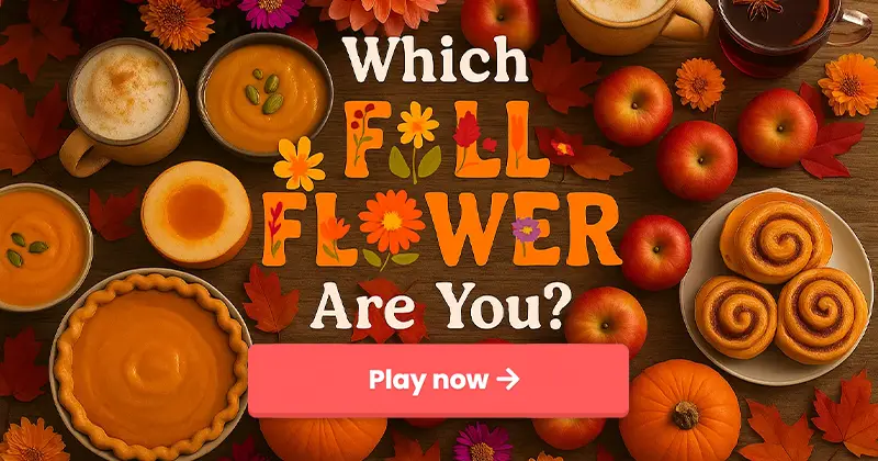 Which Fall Flower Are You by Your Fall Food Choices? Quiz