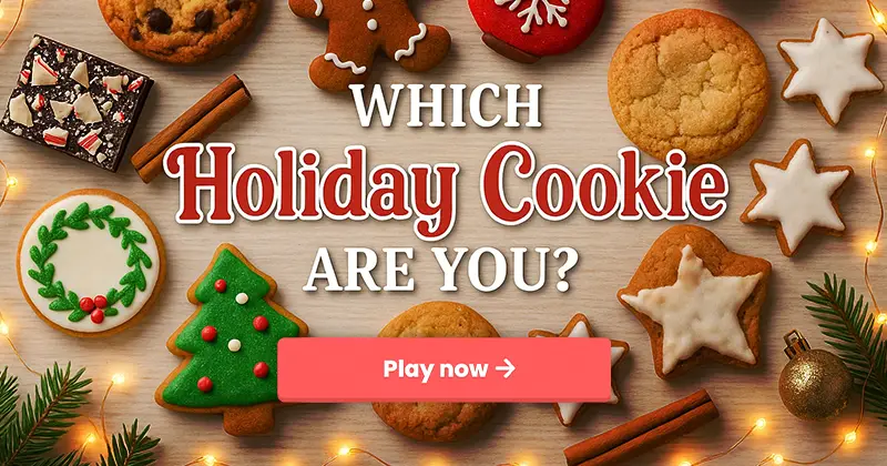 Which Holiday Cookie Are You? Quiz 🍪